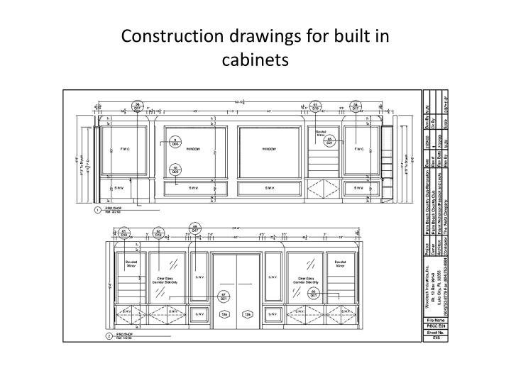 PPT - Construction Documents also called Working Drawings or Contract ...