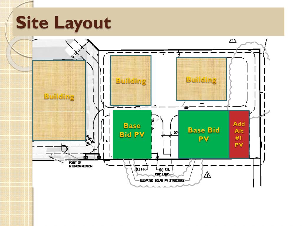 PPT - PRE-BID MEETING AND SITE WALK D6 Hayward, Elevated Solar ...