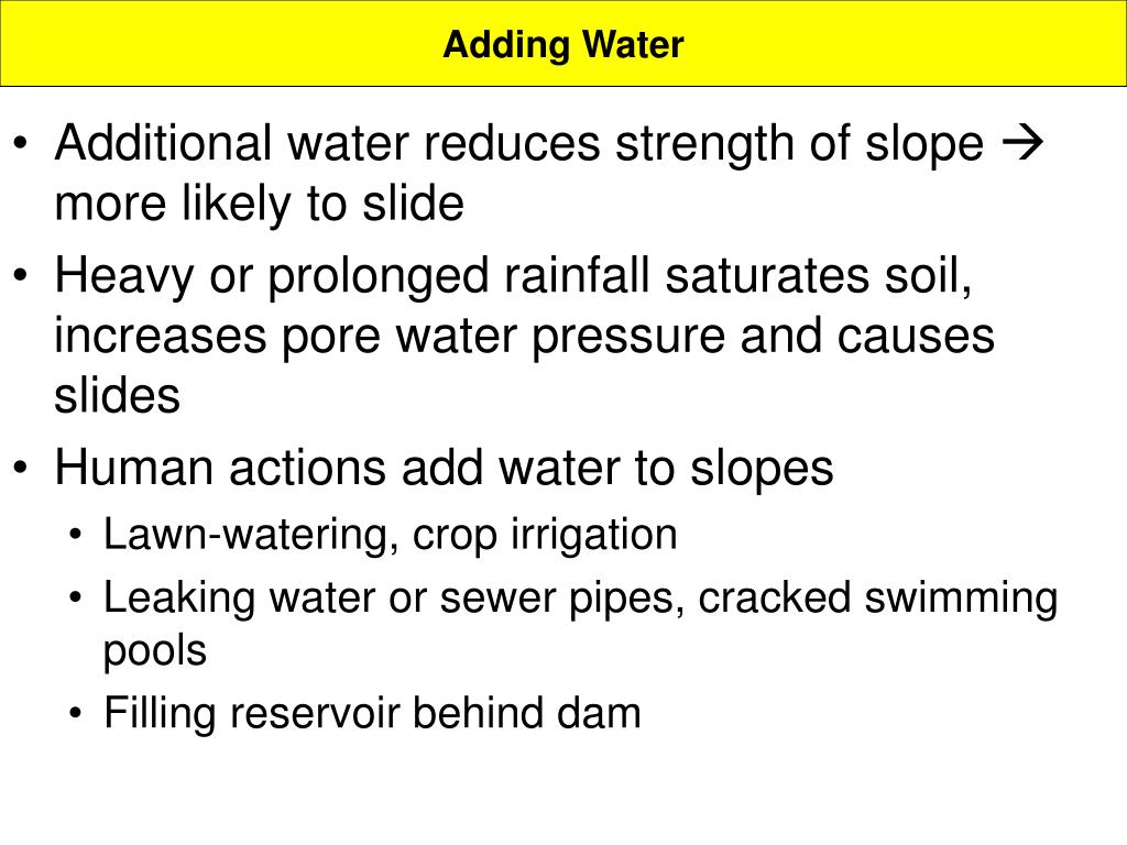 PPT - Natural Hazards and Disasters Chapter 8 Landslides and Other ...