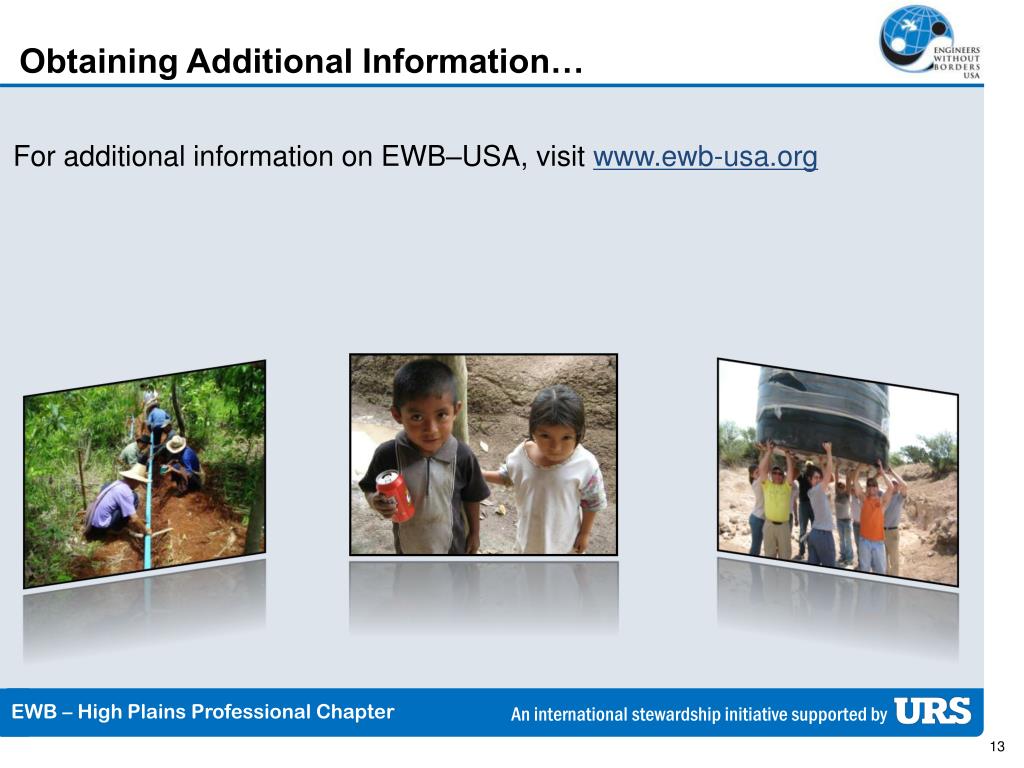 PPT - Engineers Without Borders–USA (EWB-USA) National Organization ...