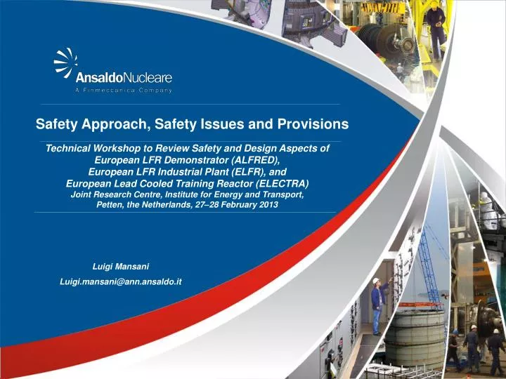 PPT - Safety Approach, Safety Issues and Provisions PowerPoint ...