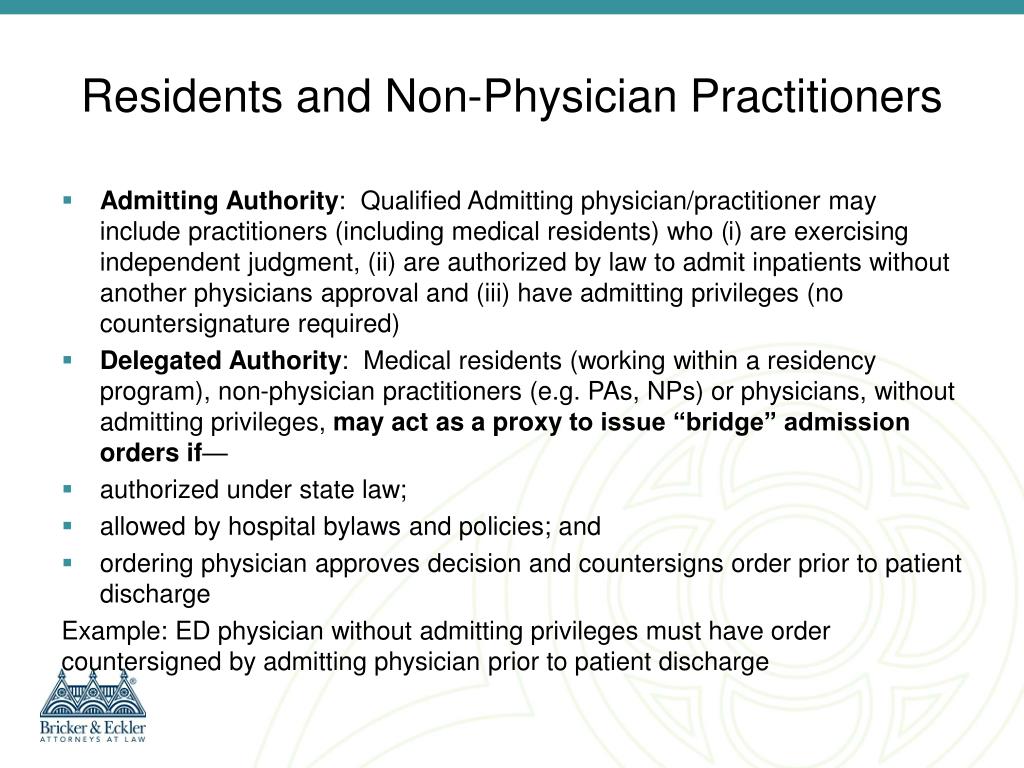 PPT - Medicare Inpatient Admission Standards: Two Midnight and ...