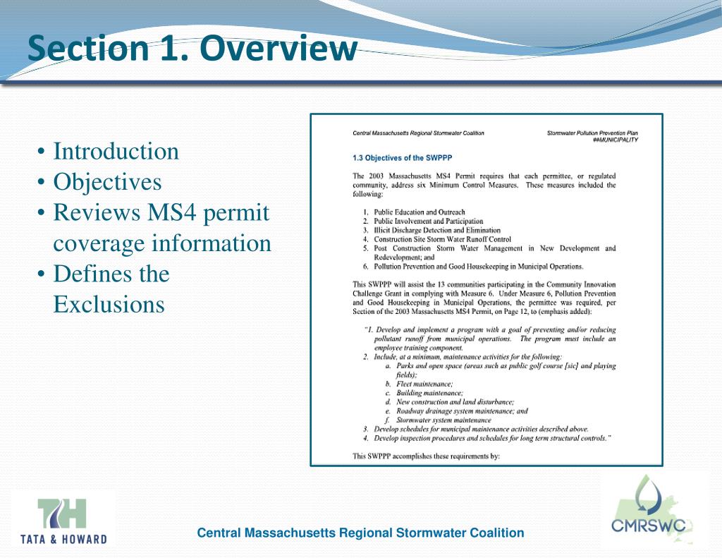 PPT - Part 6 Stormwater Pollution Prevention Plan ( SWPPP) Training ...
