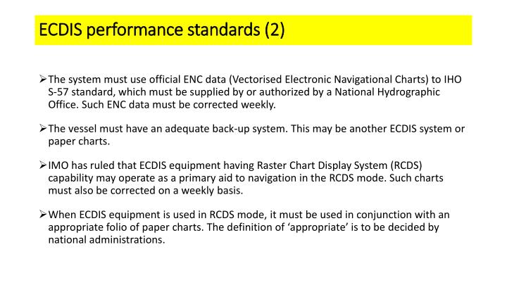 PPT - ECDIS Electronic Charts Display and Information System ...