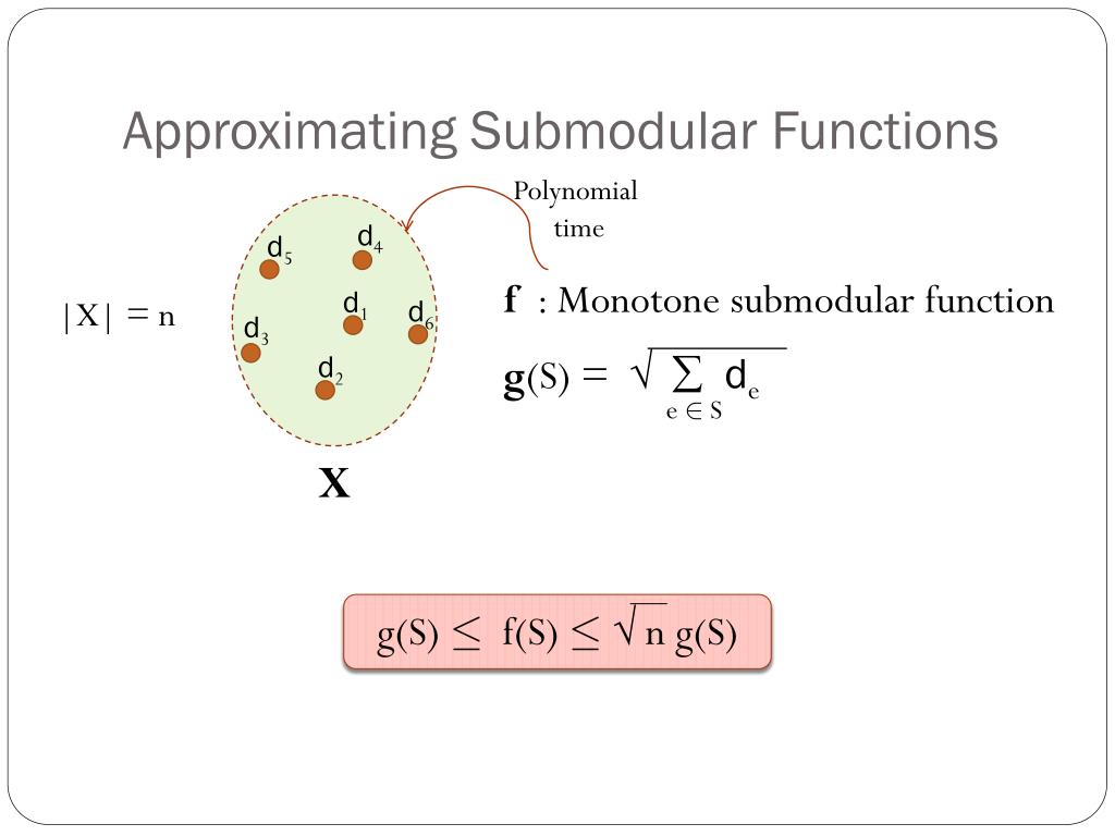 Ppt Approximability Of Combinatorial Optimization Problems With Submodular Cost Functions 6981