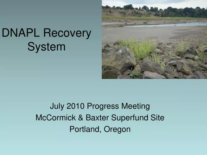PPT - DNAPL Recovery System PowerPoint Presentation, free download - ID ...
