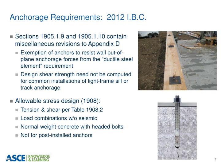 PPT - Alternative Designs for Anchorage to Concrete PowerPoint ...