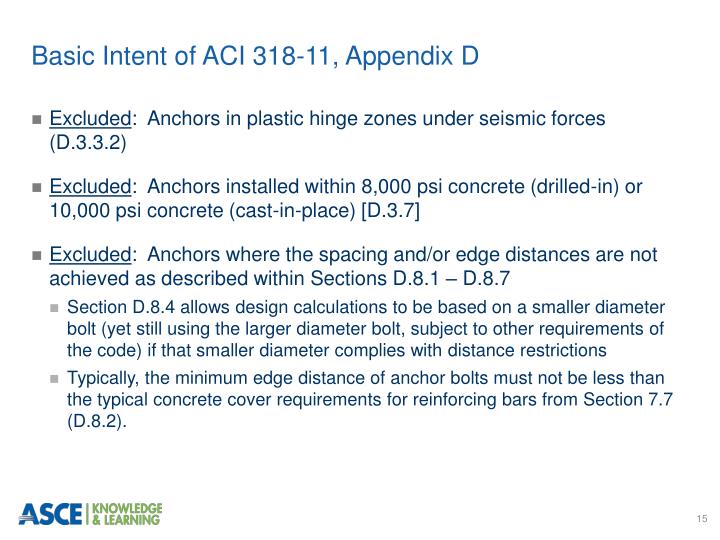 PPT - Alternative Designs for Anchorage to Concrete PowerPoint ...