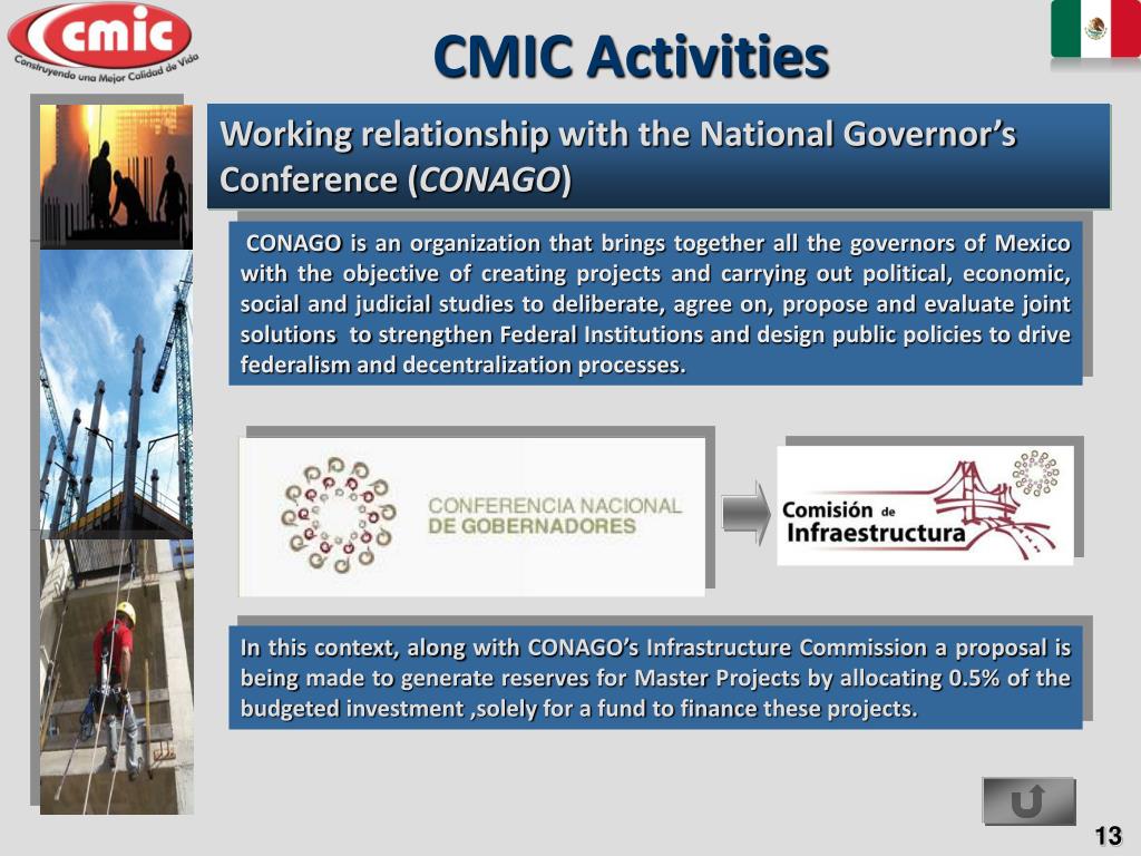 PPT - Institutional Activity CMIC Presentation to the North American ...