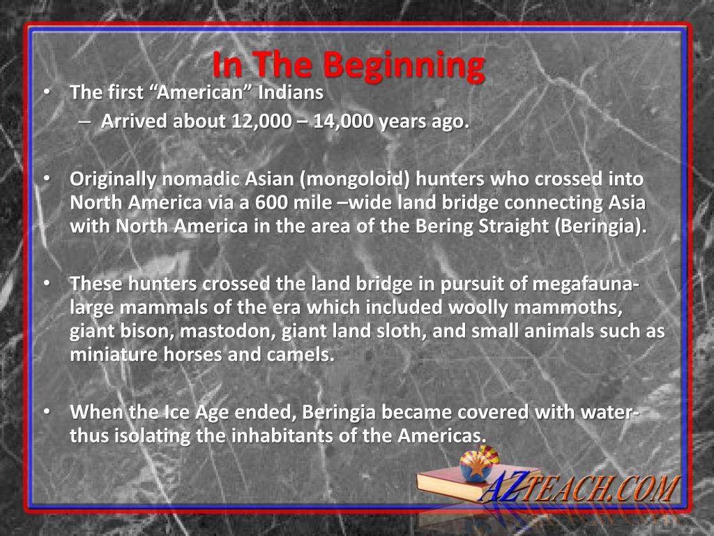 PPT - Prehistoric Cultures of the North American Continent PowerPoint ...