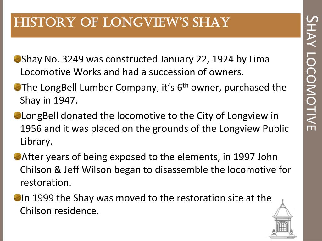 PPT - Long-Bell Shay Locomotive Shelter Project PowerPoint Presentation ...