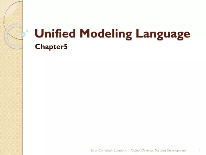 PPT - Unified Modeling Language PowerPoint Presentation, free download ...