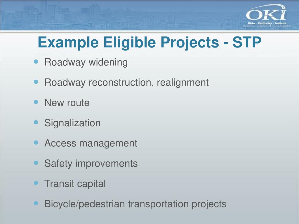 PPT - OKI 2014 Transportation Funding Opportunities PowerPoint ...