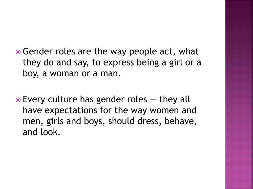 PPT - Gender identity, gender role identity and gender stereotyping ...