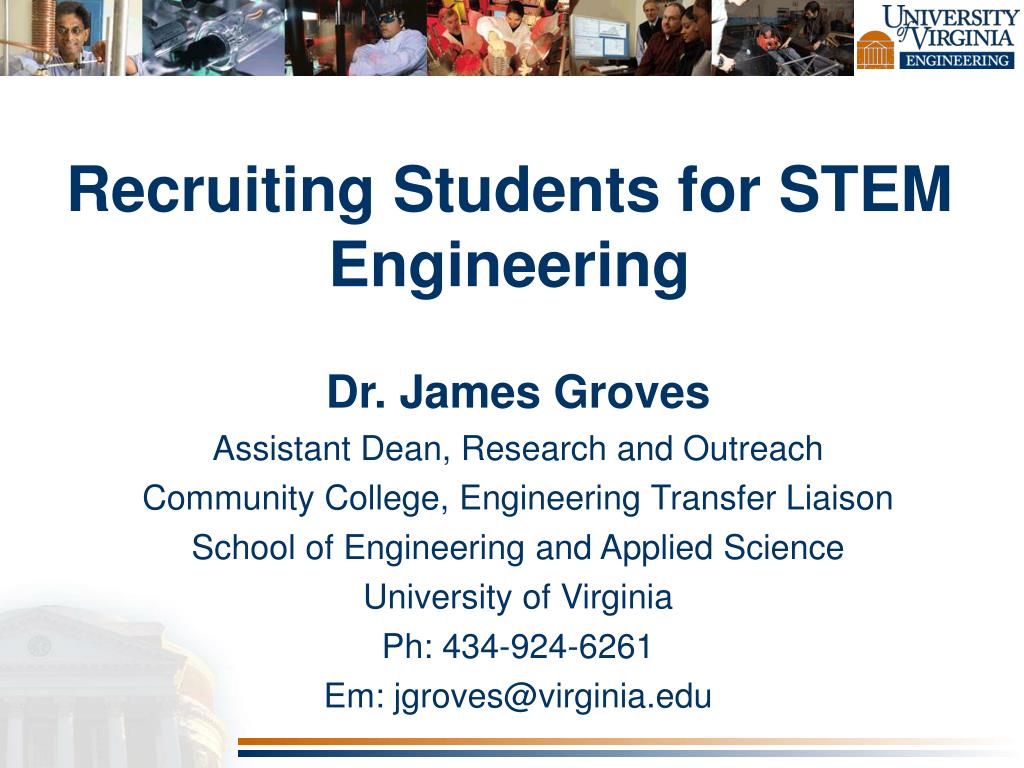PPT - Recruiting Students for STEM Engineering at University of ...