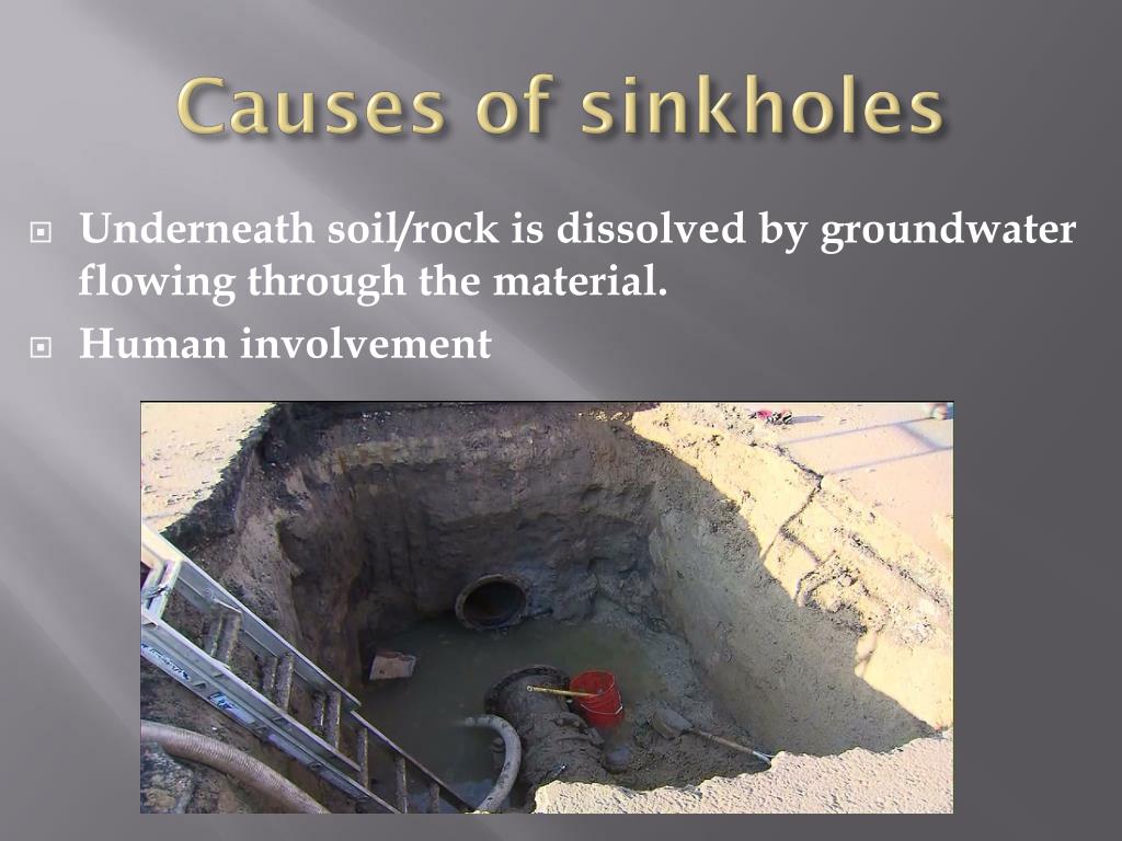 What Causes Sinkholes What Causes Sinkholes
