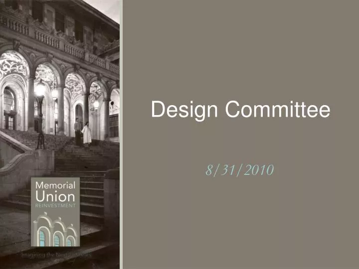 PPT - Design Committee PowerPoint Presentation, free download - ID:1542653