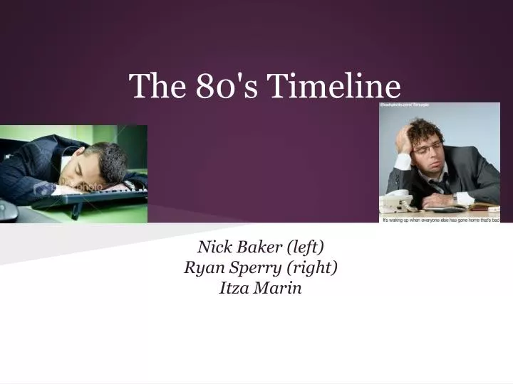 PPT - The 80's Timeline PowerPoint Presentation, free download - ID:1542813