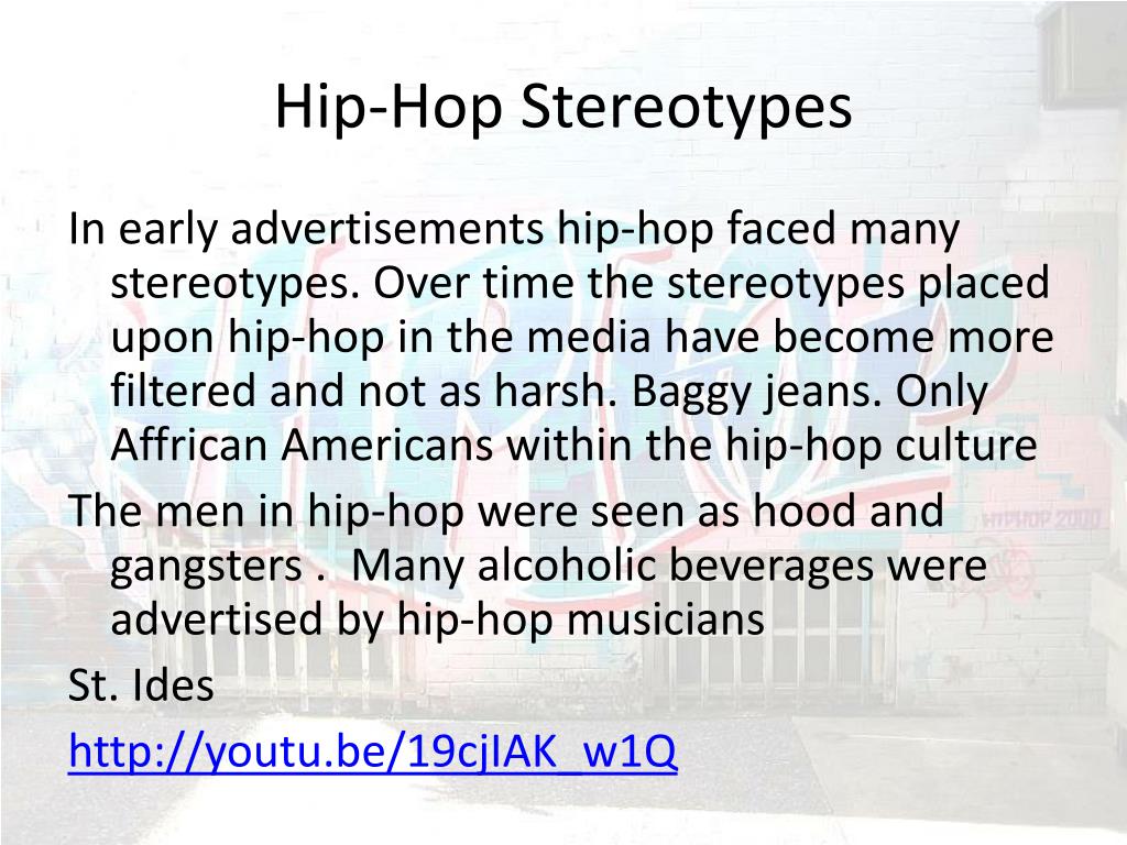 PPT - The History of Advertising in the Hip-Hop Community Addressing ...