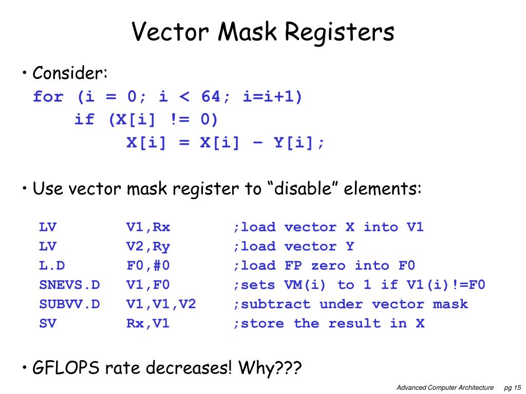 PPT - Advanced Computer Architecture Data-Level Parallel Architectures ...