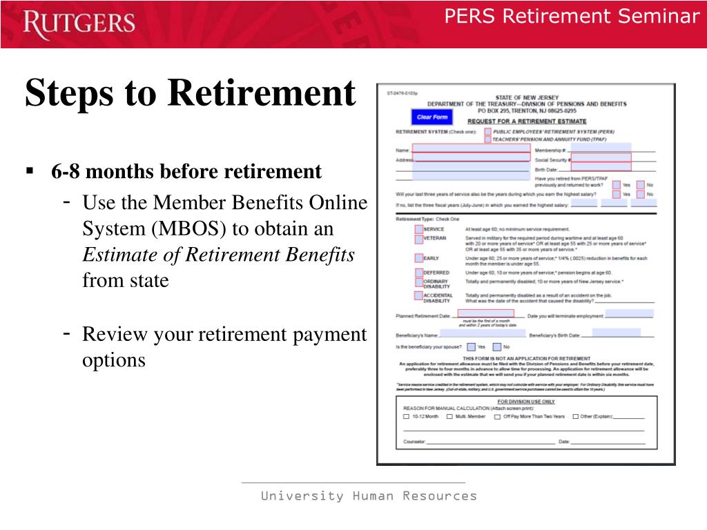 PPT - Welcome to the Public Employees’ Retirement System (PERS ...