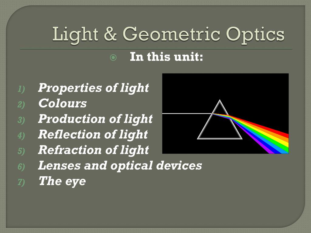 PPT - Light & Geometric Optics PowerPoint Presentation, free download ... PPT - Light & Geometric Optics PowerPoint Presentation, free download ...