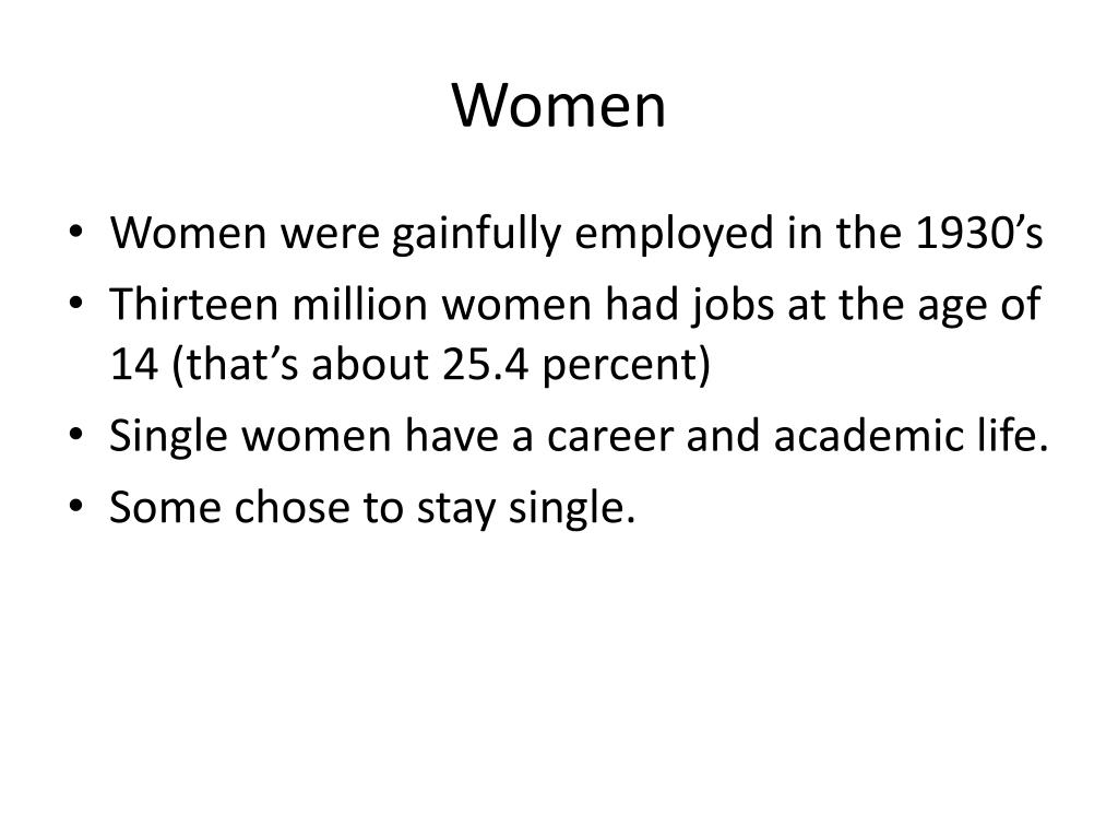 PPT - Women and African Americans In 1930 PowerPoint Presentation, free ...