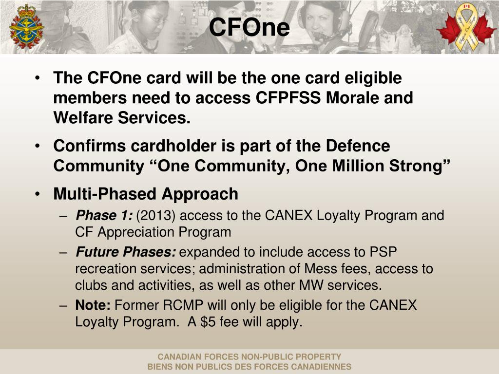 PPT - Morale & Welfare Services: Existing and Future Eligibility of ...