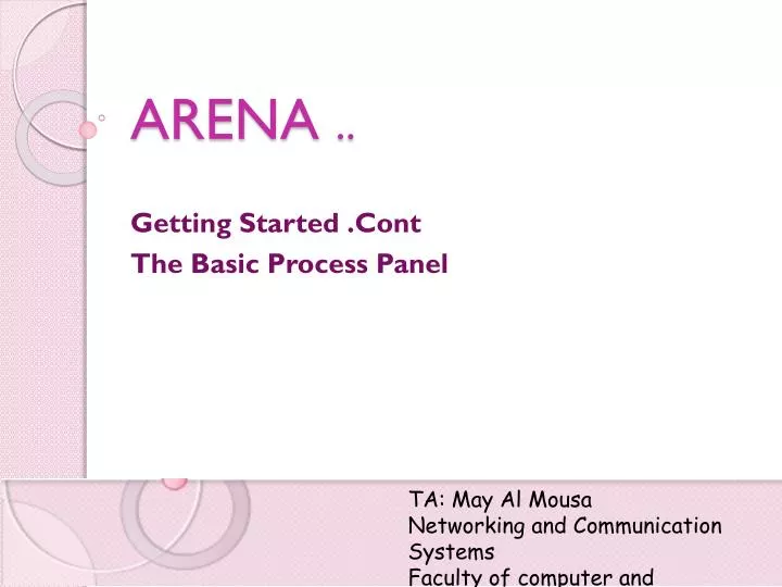 PPT - ARENA .. PowerPoint Presentation, free download - ID:1544585