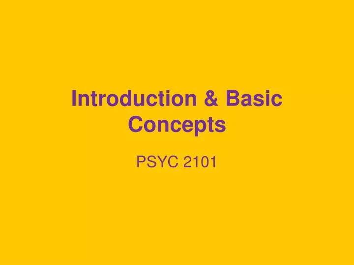 PPT - Introduction & Basic Concepts PowerPoint Presentation, free download - ID:1545299