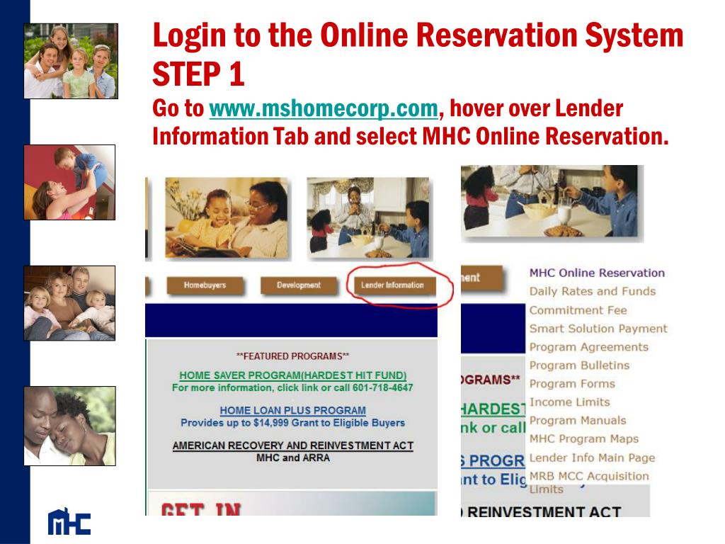 PPT - Online Reservation Step by Step Instructions PowerPoint ...