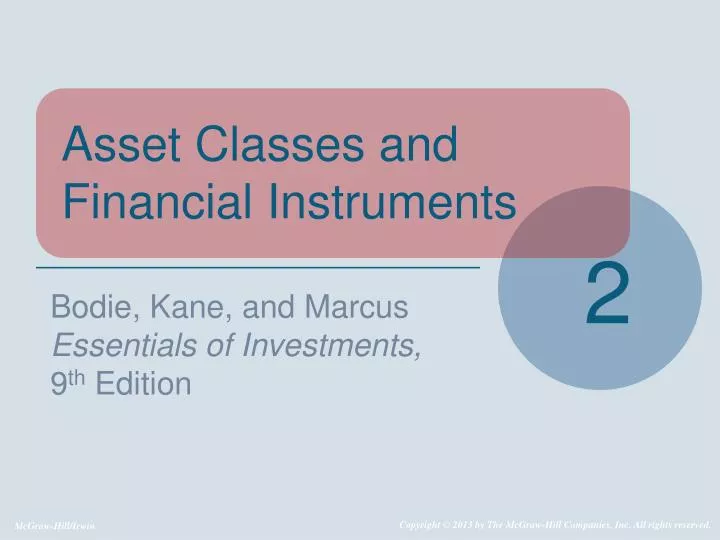 PPT - Asset Classes and Financial Instruments PowerPoint Presentation ...