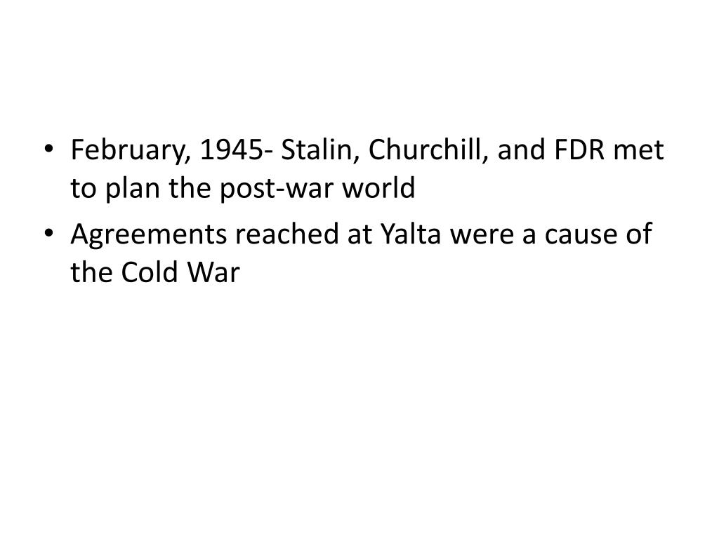 PPT - Goal 10 Cold War and Post-War America PowerPoint Presentation ...