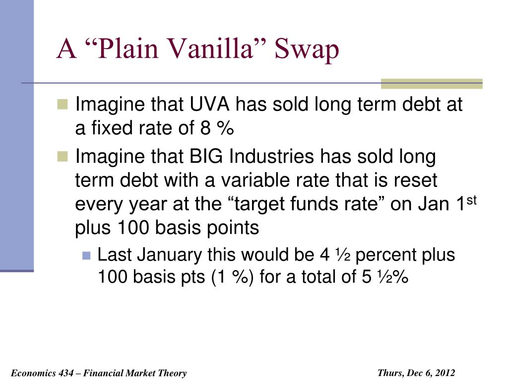 PPT - Economics 434 Theory of Financial Markets PowerPoint Presentation ...