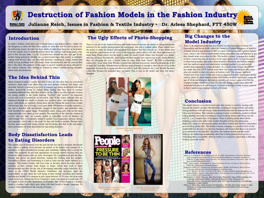 PPT - Destruction of Fashion Models in the Fashion Industry Julianne ...