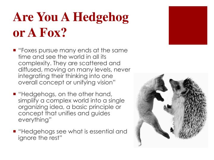 PPT - Chapter 5 The Hedgehog Concept (Simplicity Within the Three ...