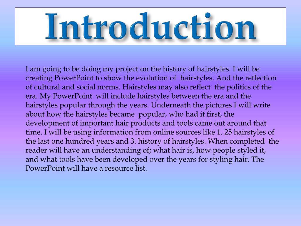 PPT - History of Hairstyles PowerPoint Presentation, free download - ID ...