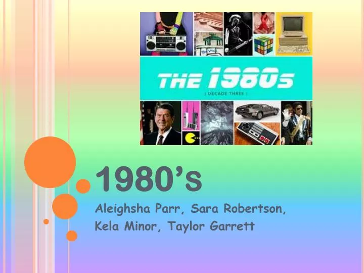 PPT - 1980’s PowerPoint Presentation, free download - ID:1546554