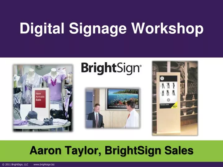 PPT - Digital Signage Workshop PowerPoint Presentation, free download ...
