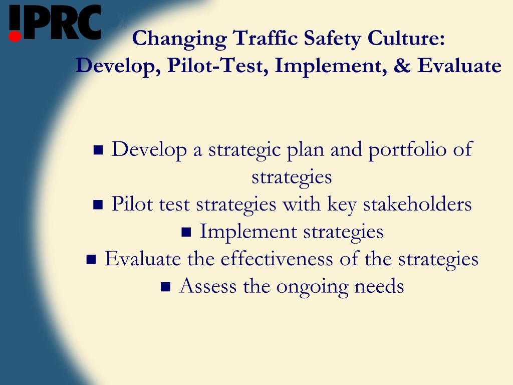 PPT - Traffic Safety Culture Laura Schwab-Reese, MA Cori Peek- Asa ...