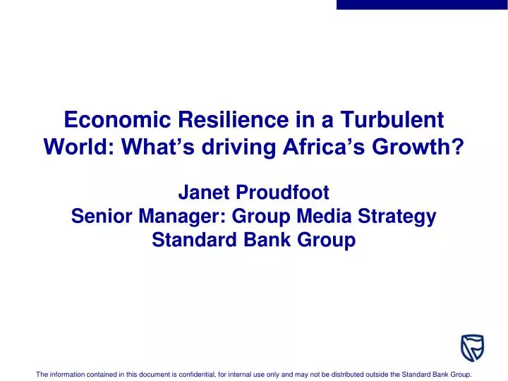 PPT - The information contained in this document is confidential, for ...