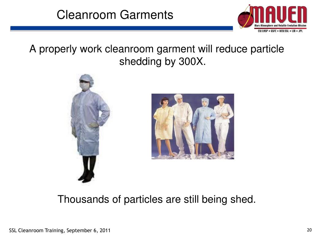 PPT - SSL Cleanroom Training September 6, 2011 Jeremy McCauley, PFP CCE ...