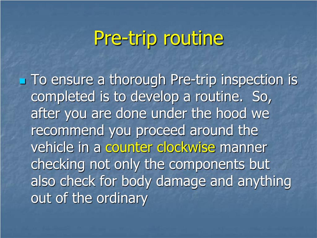 PPT - Type III School Bus Training Including Pre-trip Vehicle ...