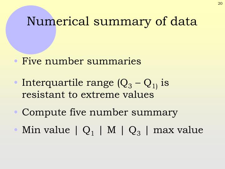 PPT - Class Session #2 Numerically Summarizing Data PowerPoint ...