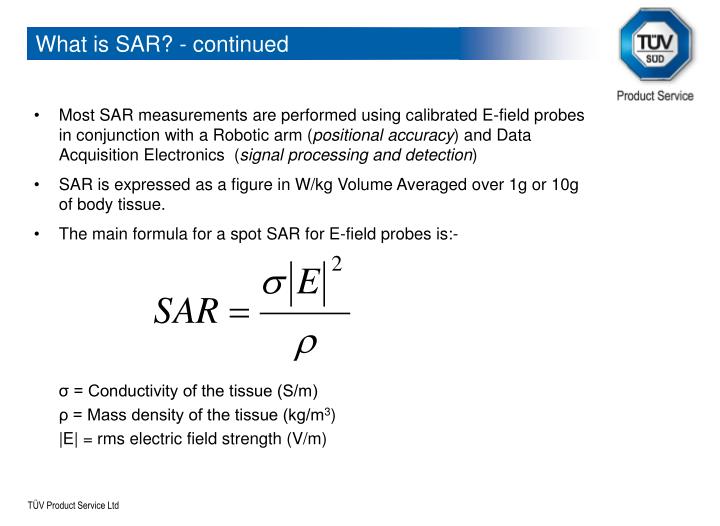 PPT - Specific Absorption Rate (SAR) Overview Presented by Mark Jenkins ...