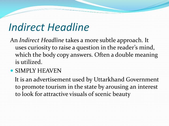 PPT - Advertisement It is a form of communication intended To promote ...