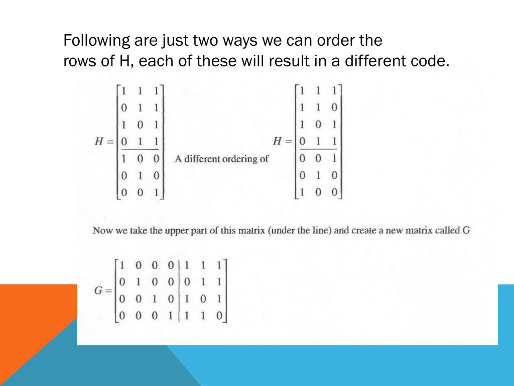 Ppt Codingdecoding Concepts And Block Coding Powerpoint Presentation Id1548174