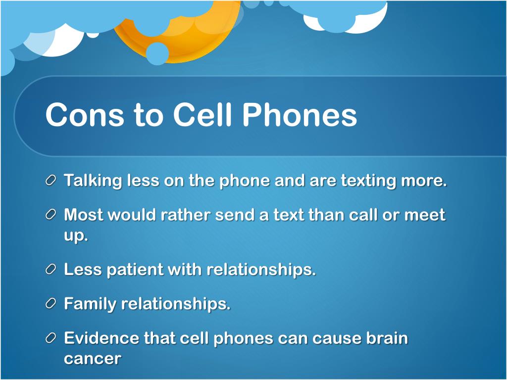 PPT - Cell Phones and Human Relationships PowerPoint Presentation, free ...