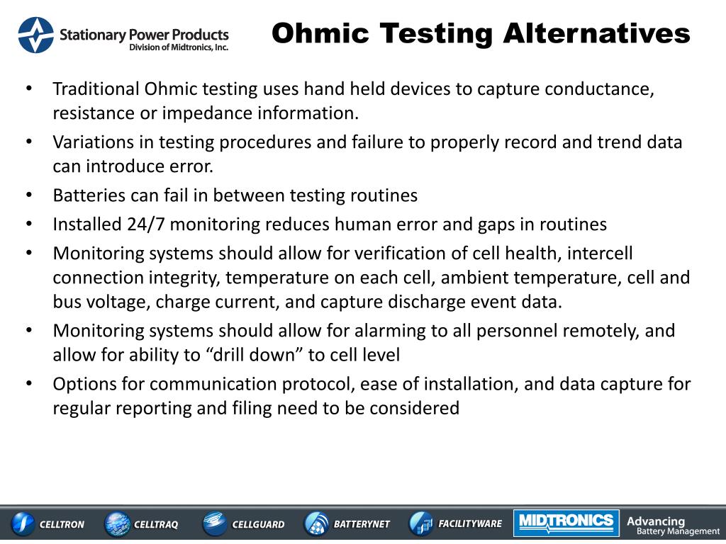 PPT - Maintenance & Safety of Stationary Lead Acid Batteries UTC ...