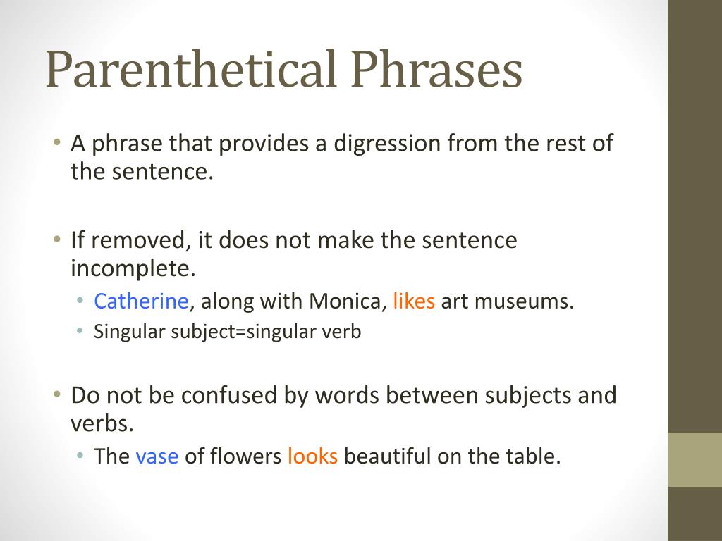 PPT - Subject/Verb Agreement PowerPoint Presentation, free download ...
